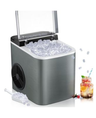 JINJUNYE Upgraded Ice Maker Countertop 28Lbs/Day, 15H Timer, 9 Ice ...