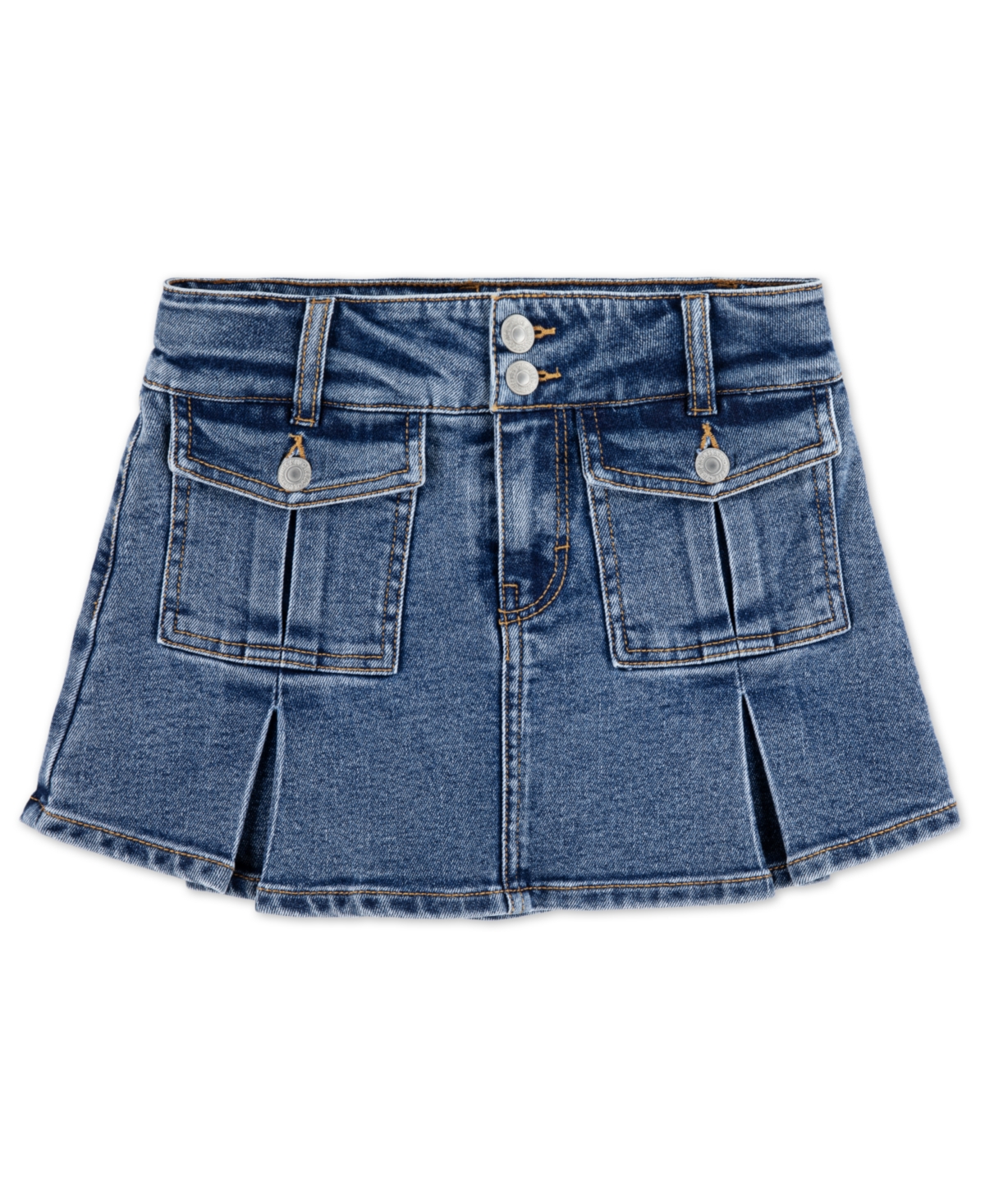 Click here for Levis Big Girls Pleated Cargo Pocket Skirt - Med B... prices