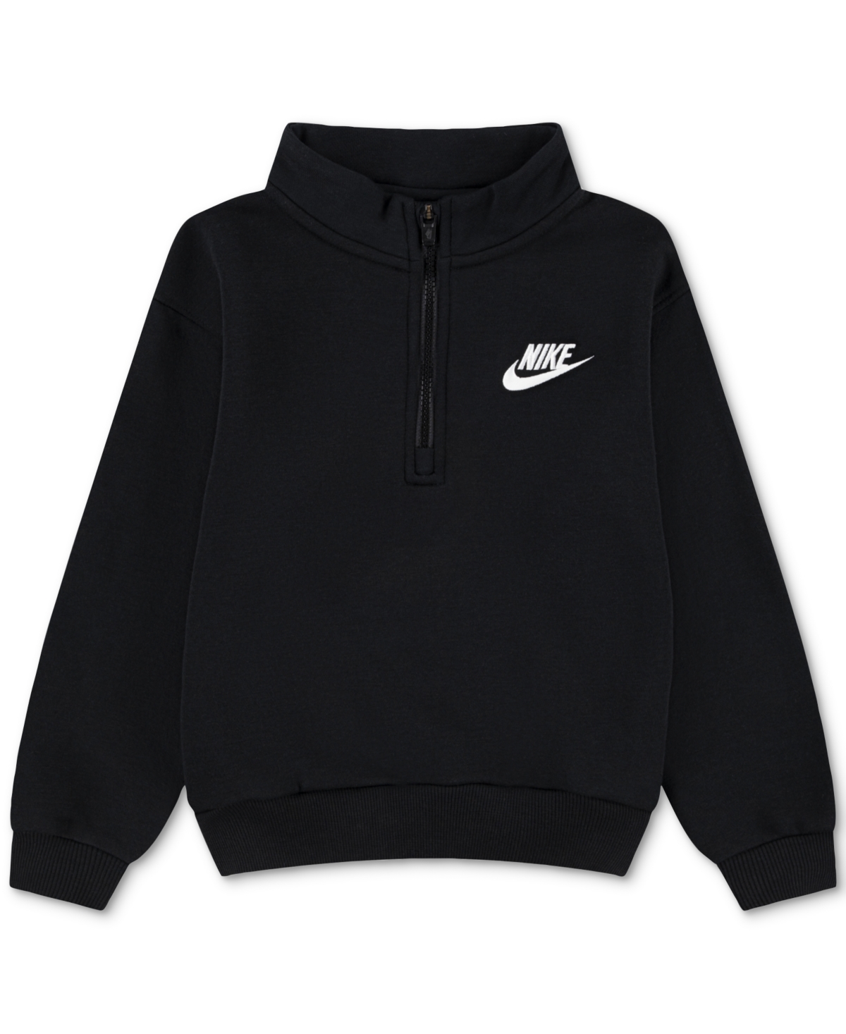 Click here for Nike Toddler & Little Kids Neutral Quarter-Zip Lon... prices
