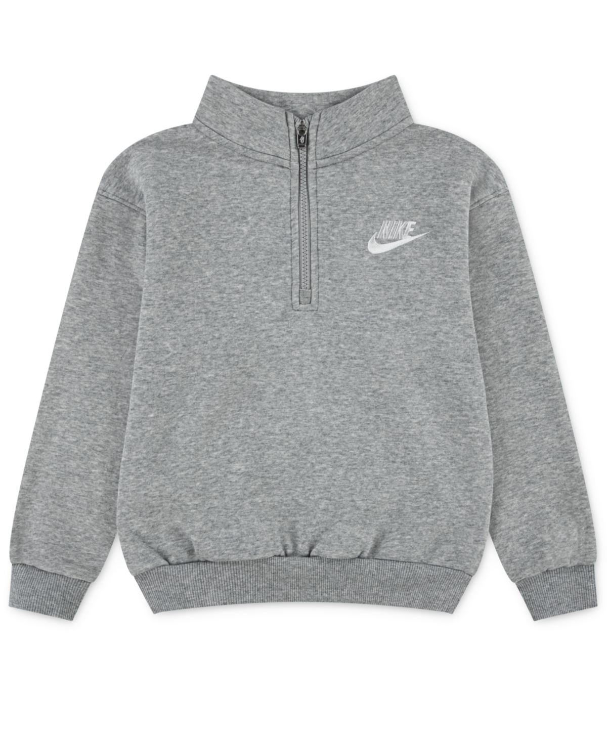 Click here for Nike Toddler & Little Kids Neutral Quarter-Zip Lon... prices
