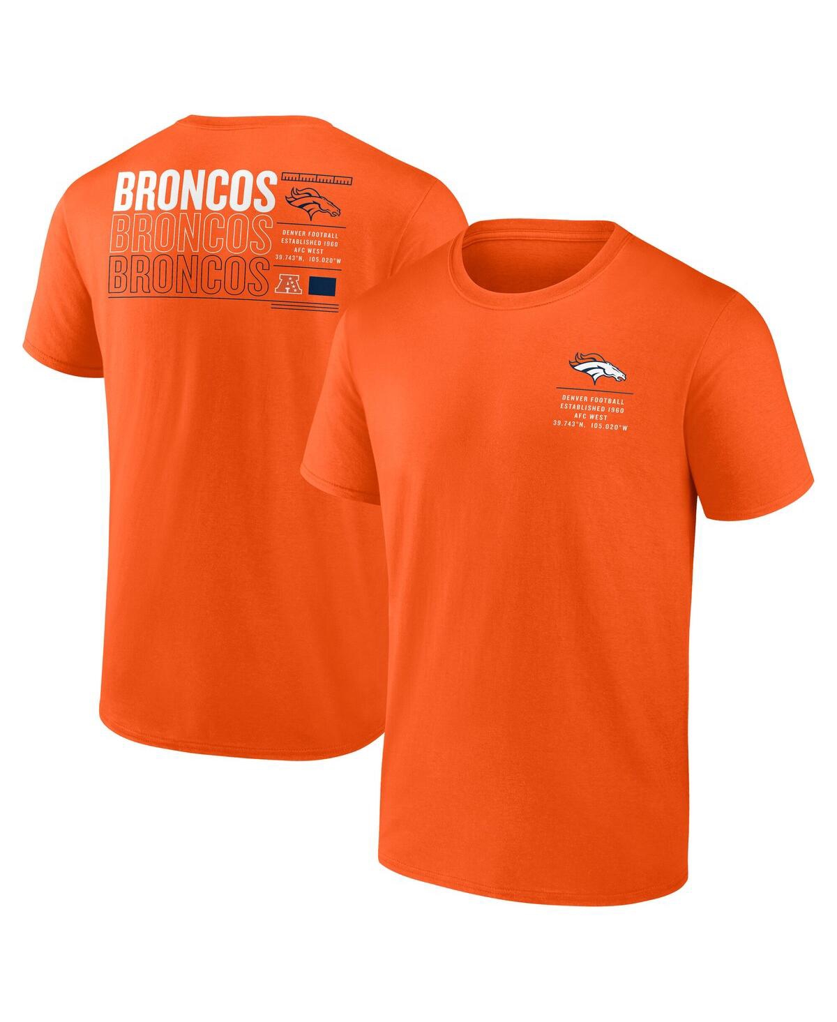 Click here for Fanatics Mens Orange Denver Broncos Repeat Stats T... prices