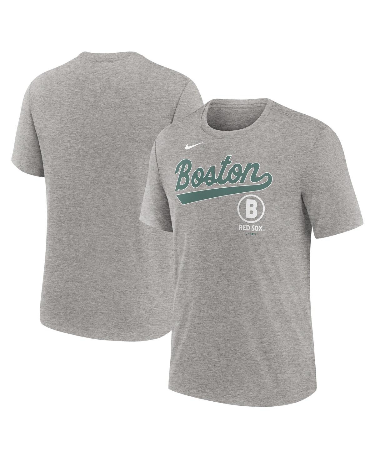 Click here for Nike Mens Heather Charcoal Boston Red Sox 2025 Cit... prices