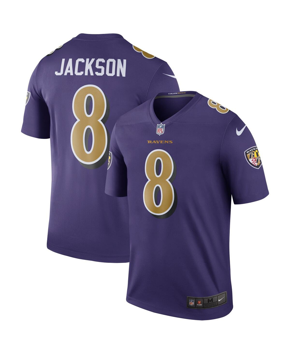 Click here for Nike Mens Lamar Jackson Purple Baltimore Ravens Al... prices