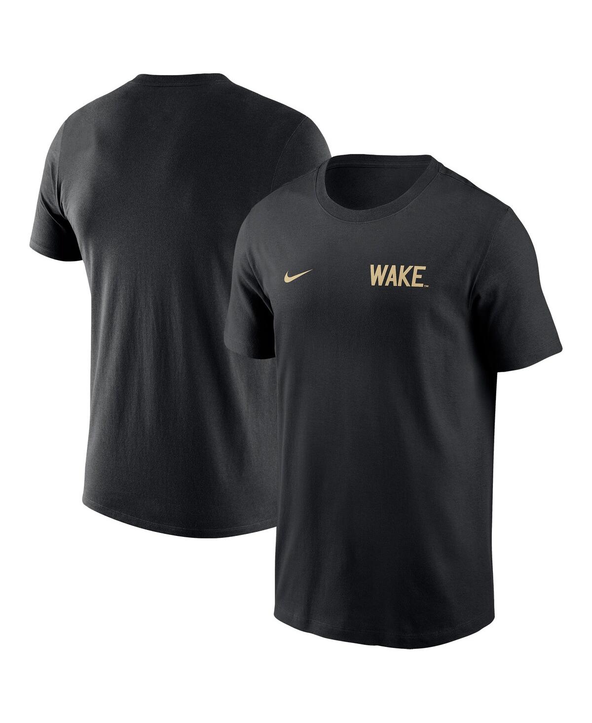 Click here for Nike Mens Black Wake Forest Demon Deacons 2025 Sid... prices