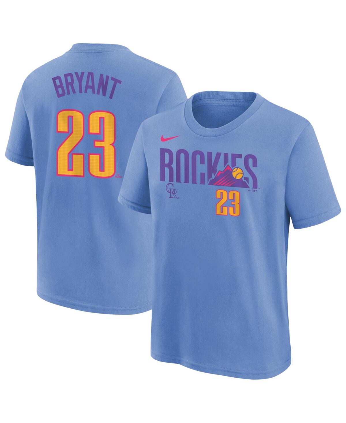 Click here for Nike Big Boys and Girls Kris Bryant Light Blue Col... prices