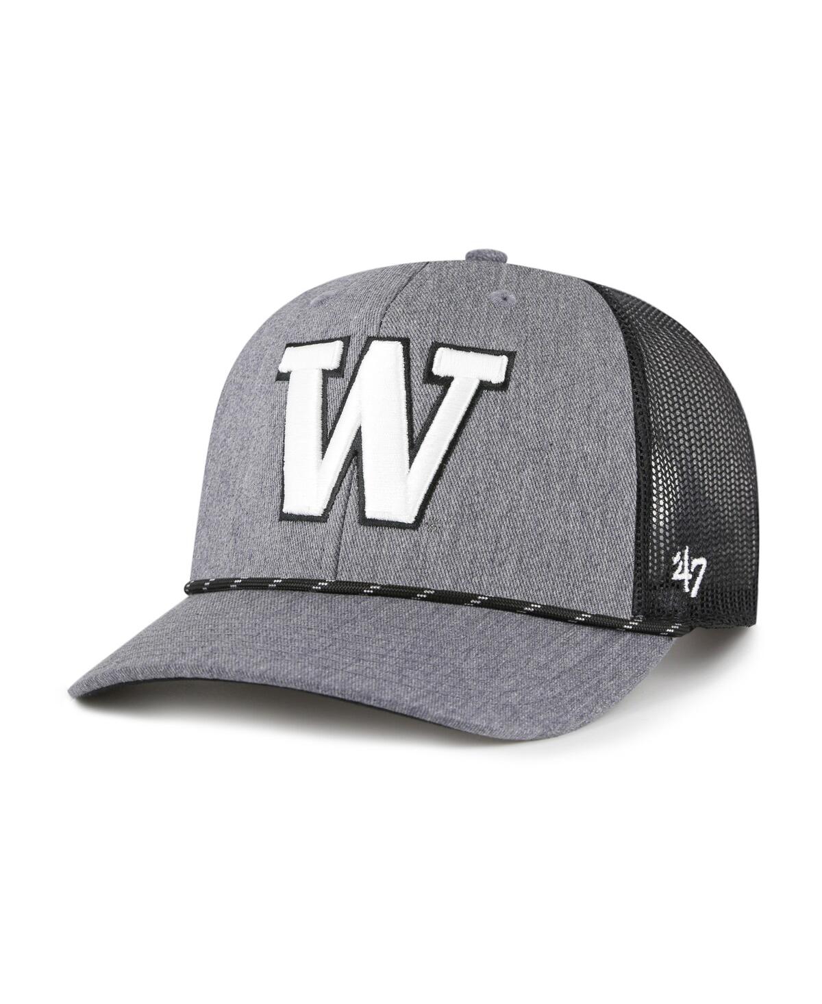 Click here for 47 Brand Mens Gray Washington Huskies Carbon Rope... prices