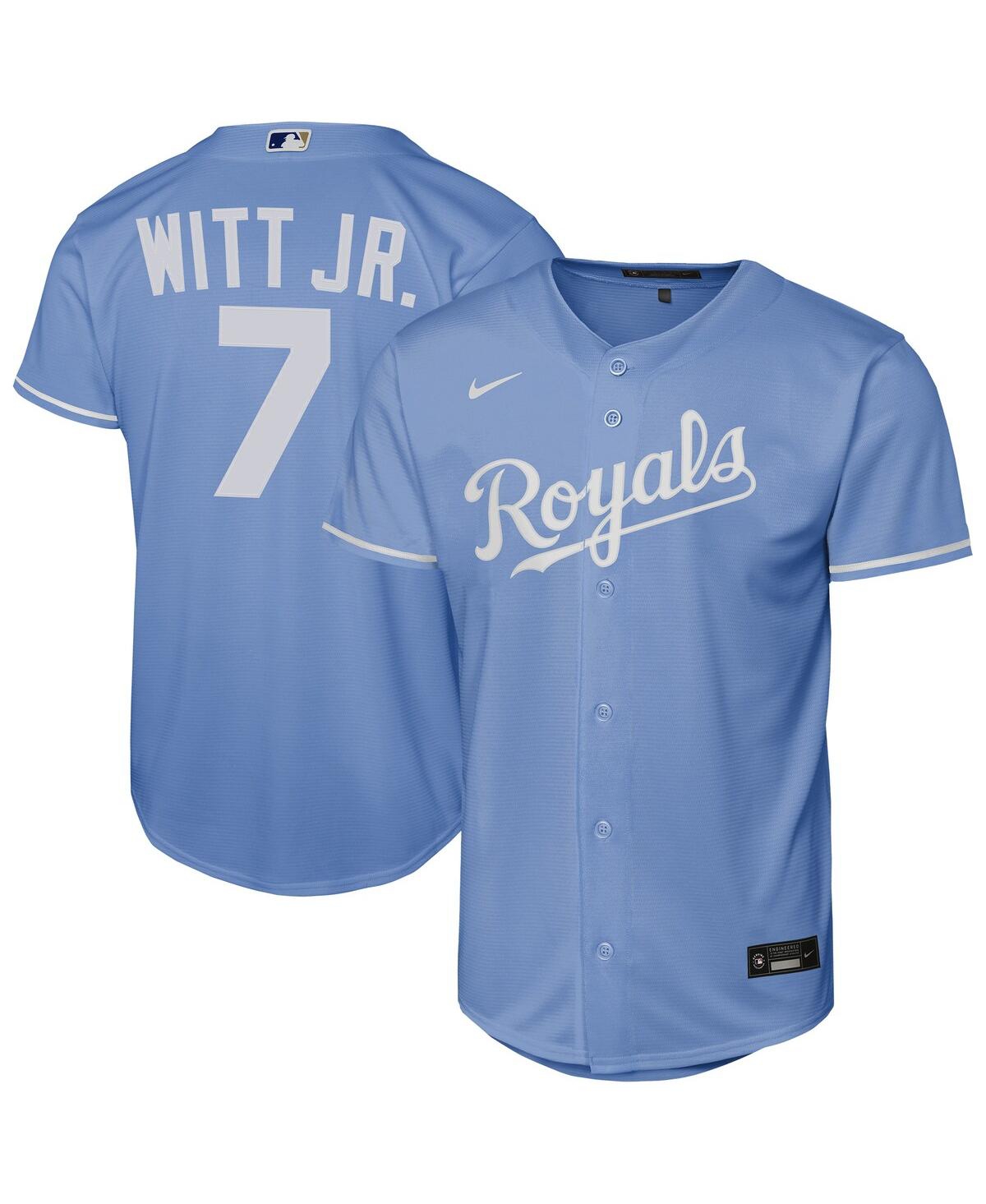 Click here for Nike Big Boys and Girls Bobby Witt Jr. Light Blue... prices