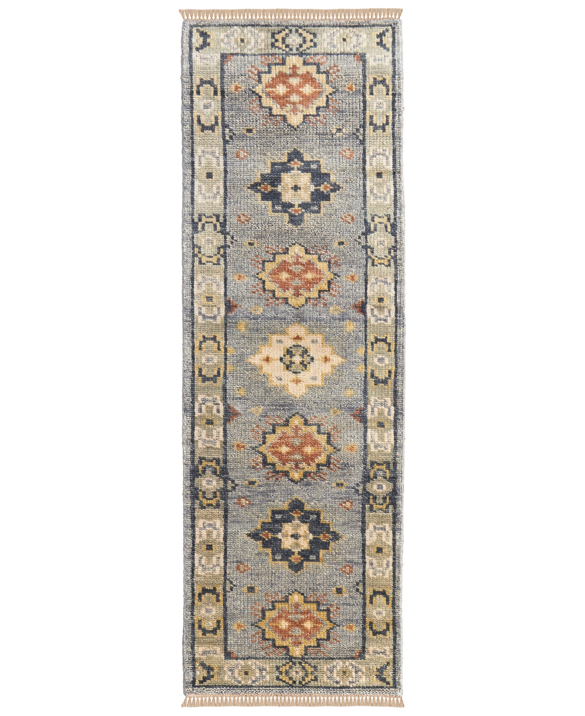 Click here for Feizy Fillmore 69CIF 26x12 Runner Area Rug - Blue... prices