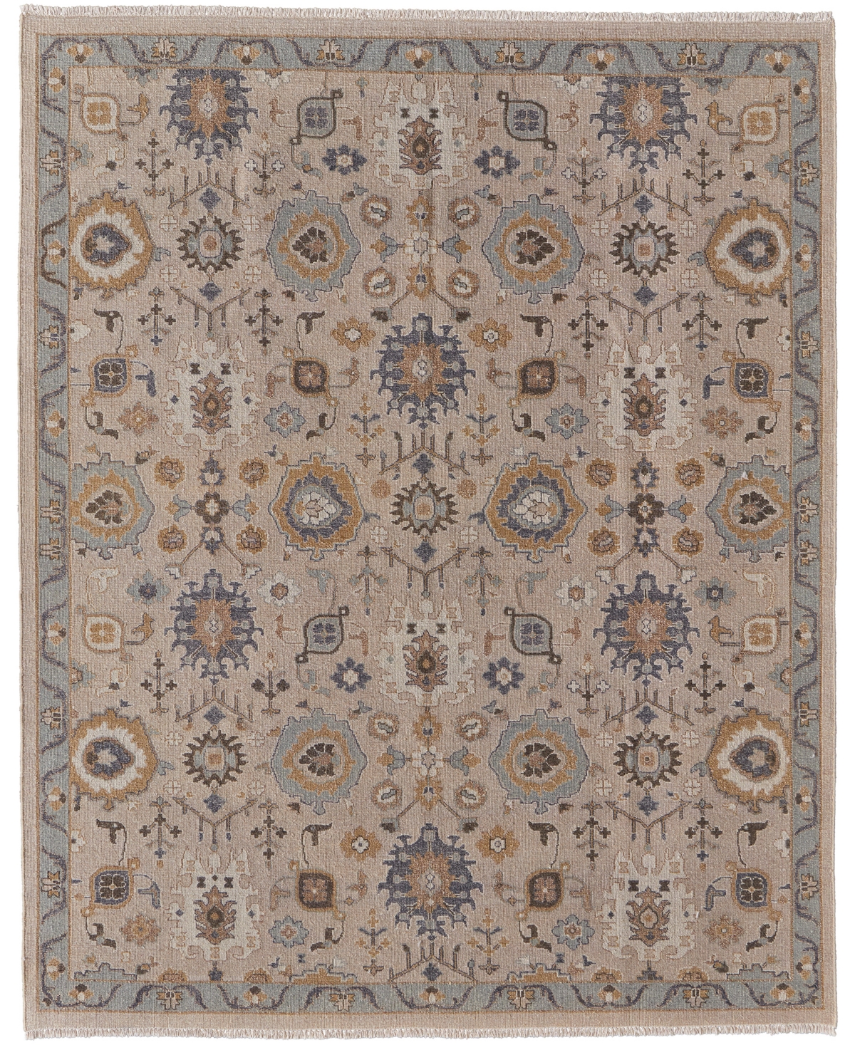Click here for Feizy Corbitt 0613F 2x3 Area Rug - Tan  Blue prices