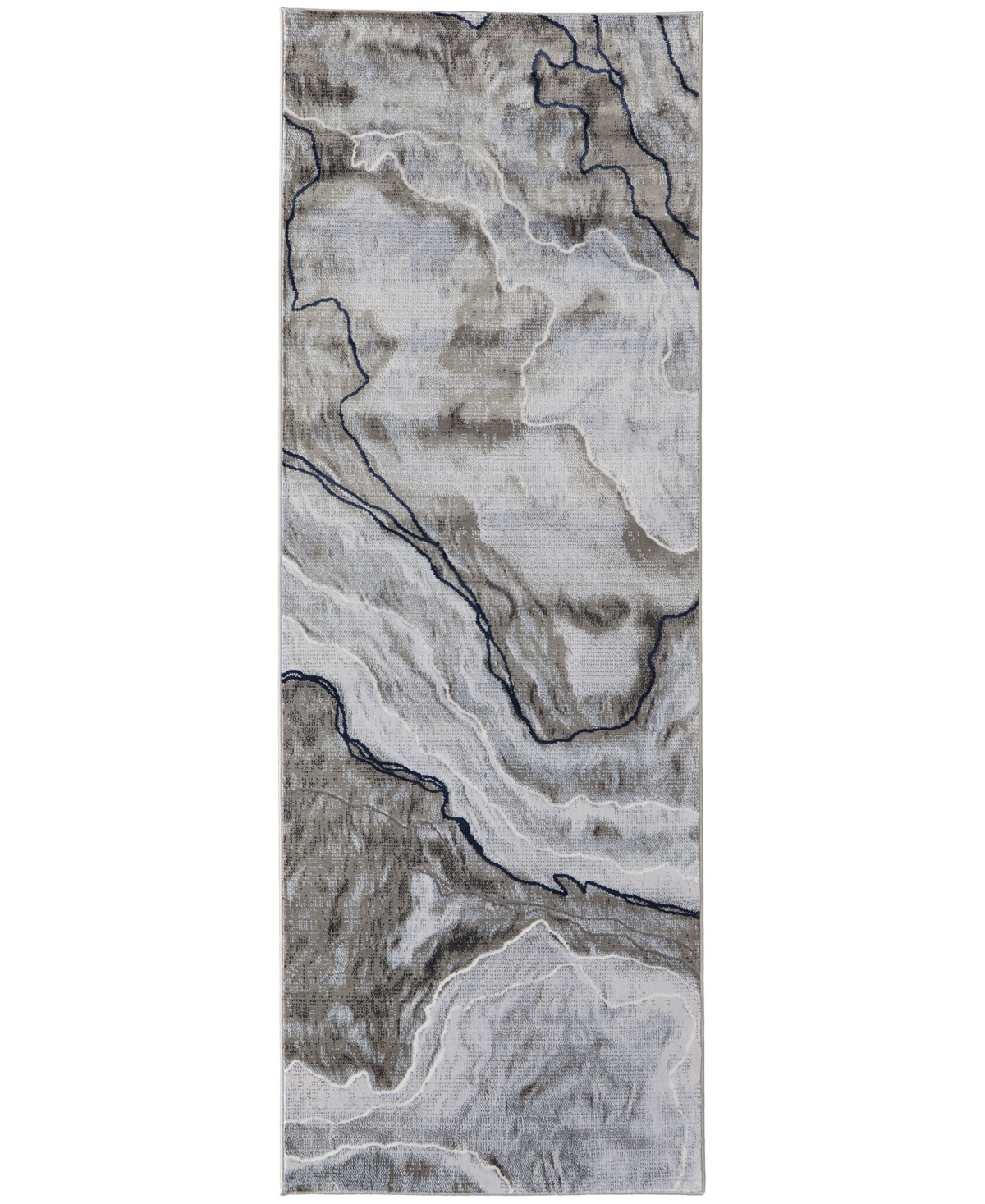 Click here for Feizy Gaspar 39KUF 210x8 Runner Area Rug - Taupe... prices