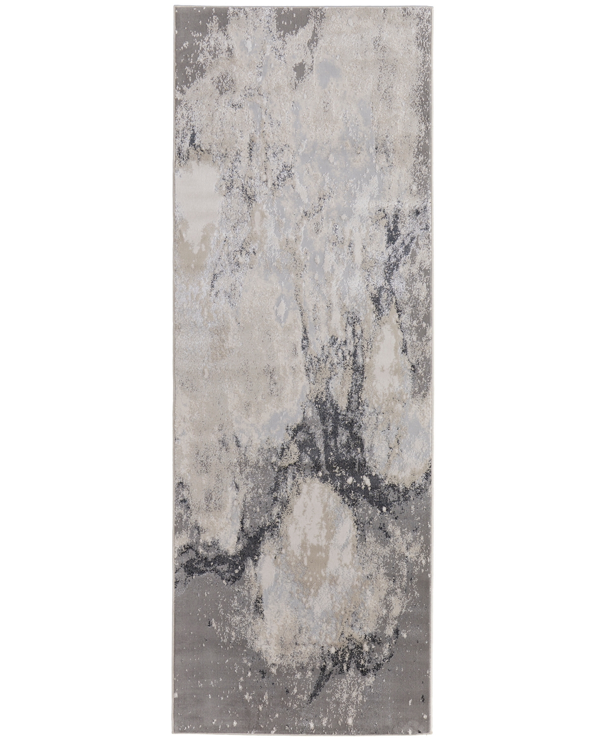 Click here for Feizy Astra 39L3F 210x710 Runner Area Rug - Gray... prices