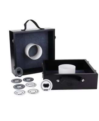 Quality Outdoor Solid Wood Washer Toss Game Set with Set of 8 ...