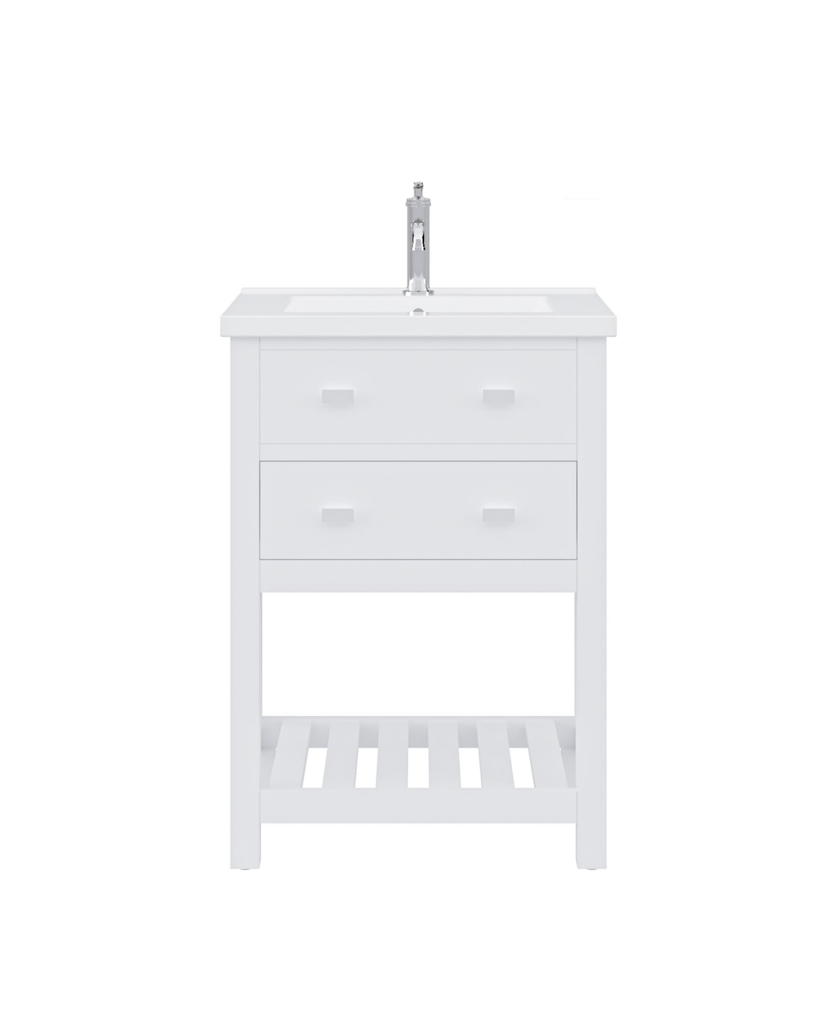Click here for Viola 24 in. W Bath Vanity in Pure White with Cera... prices