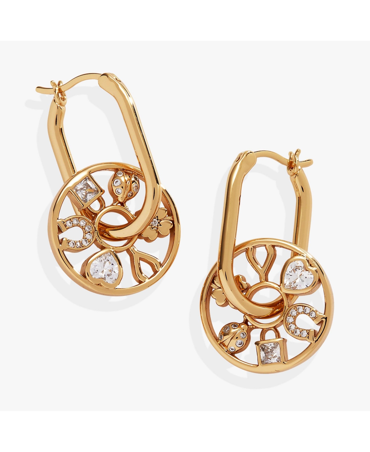 Click here for Alex and Ani Love Luck Wheel Hoop - Gold prices