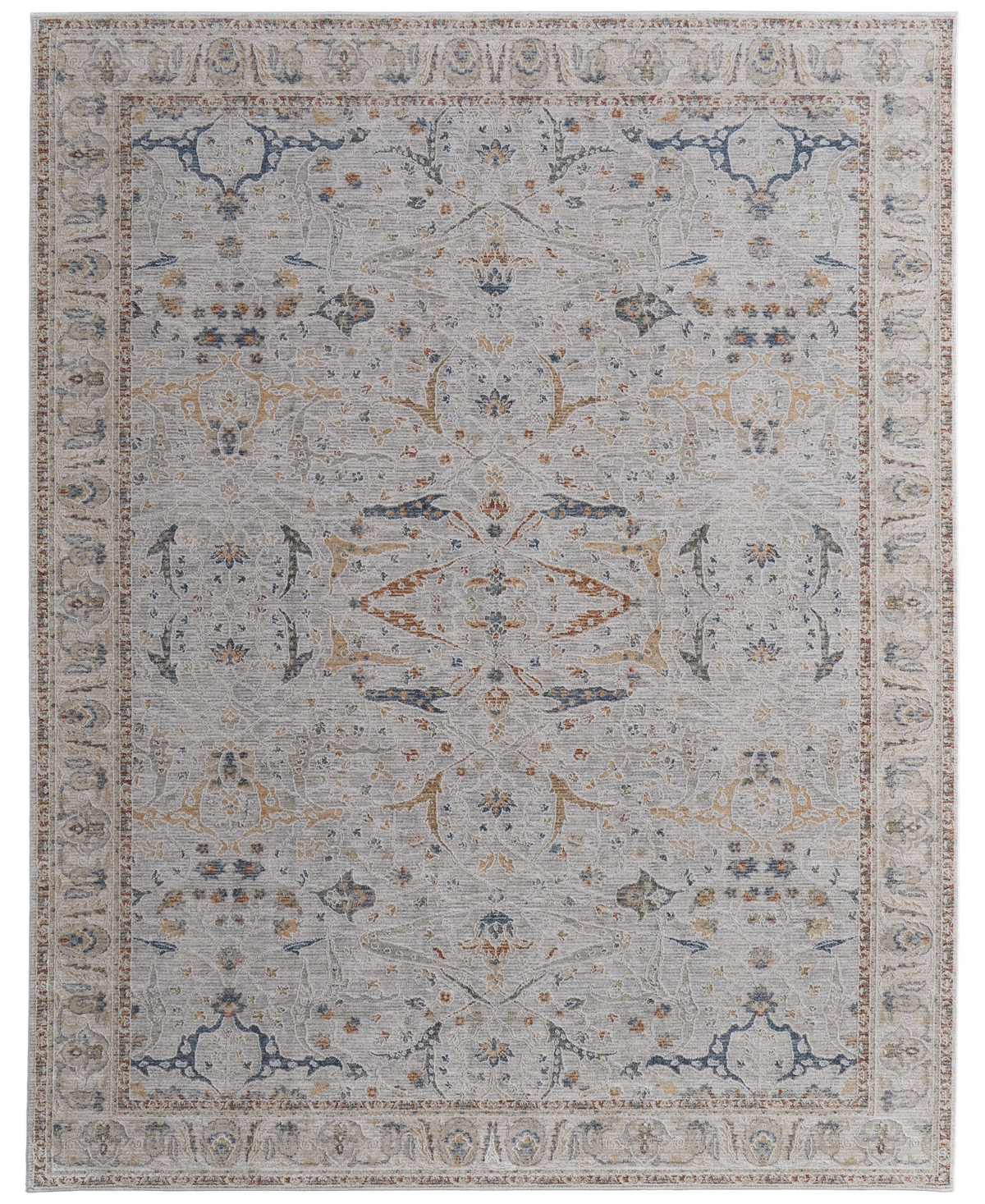 Click here for Feizy Pasha 39M4F 710x103 Area Rug - Ivory  Blue prices