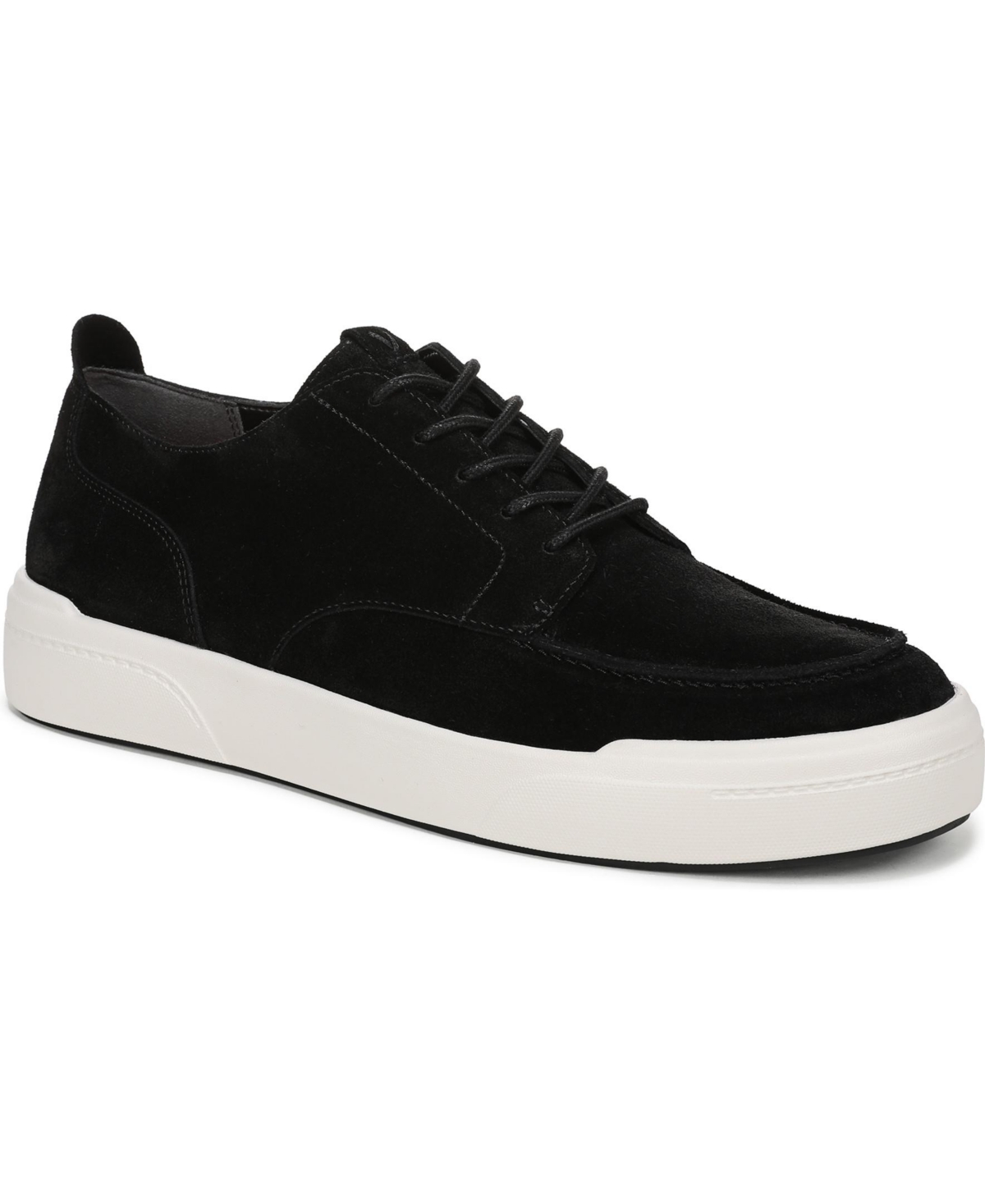 Click here for Vionic Mens Carter Lace-Up Shoes - Black suede lea... prices