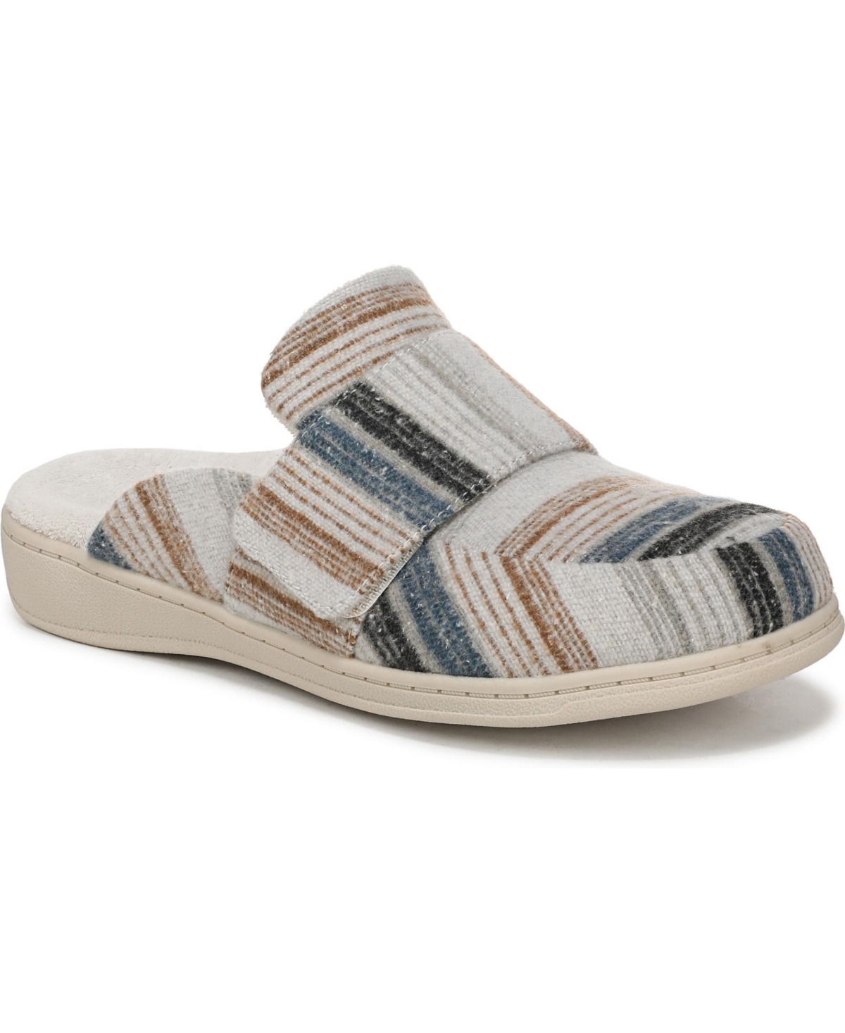 Click here for Vionic Womens Gemma Ii Mule Slippers - Cream multi... prices