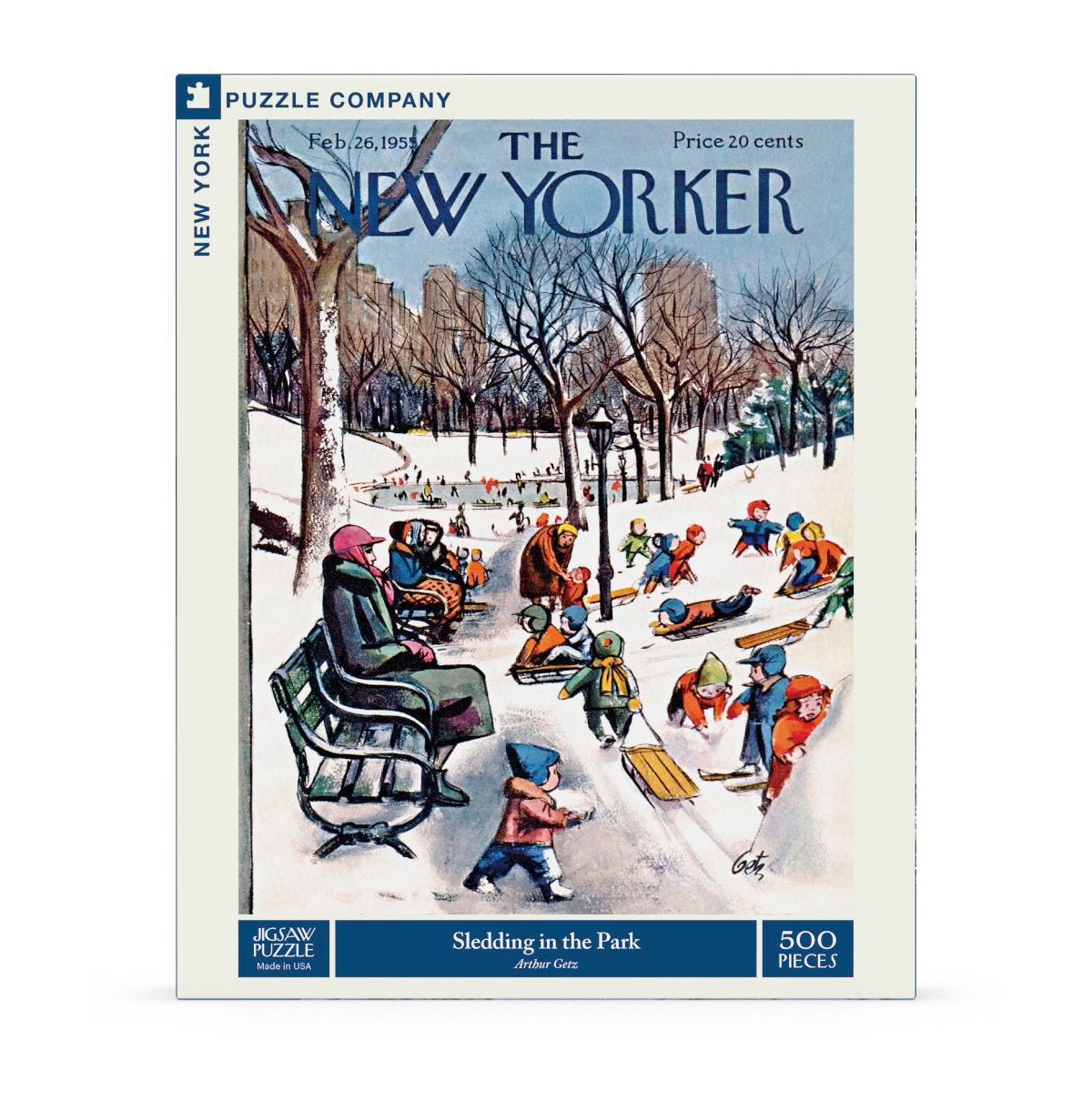 Click here for New York Puzzle Company Sledding in the Park 500 P... prices