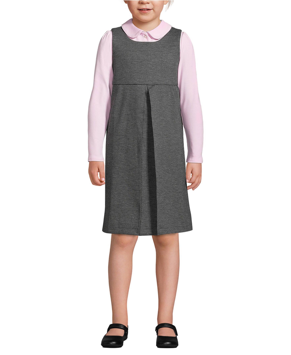 Click here for Lands End Little Girls School Uniform Ponte Pleat... prices