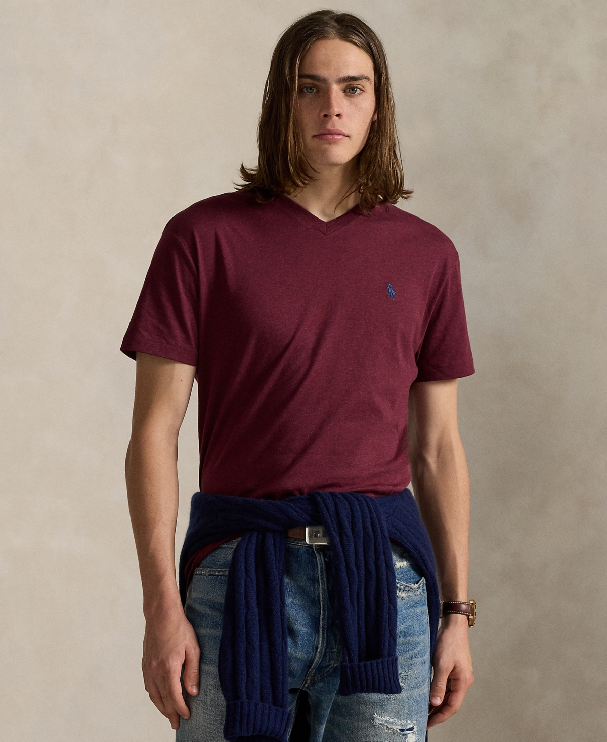 Click here for Polo Ralph Lauren Mens Classic-Fit V Neck T-Shirt... prices