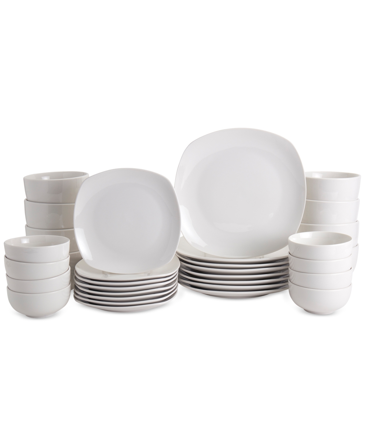 Click here for Haven Soft Square 32 Pc. Dinnerware Set  Service f... prices