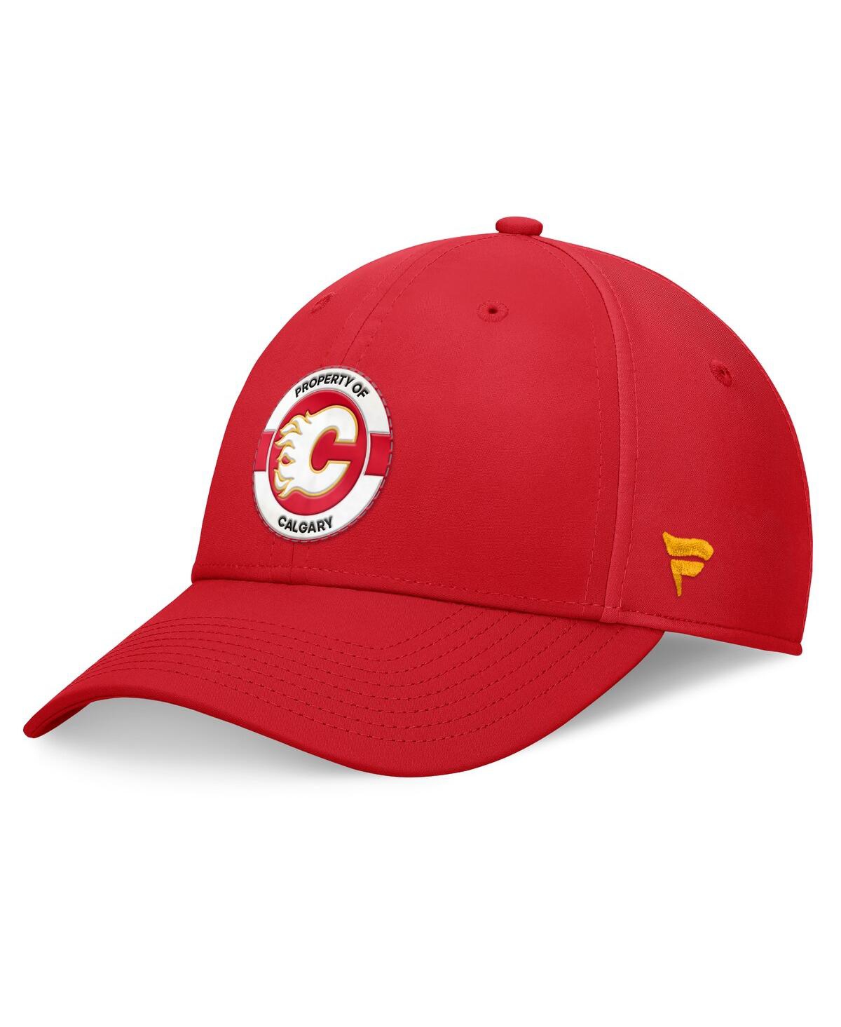 Click here for Fanatics Mens Red Calgary Flames Authentic Pro Tra... prices
