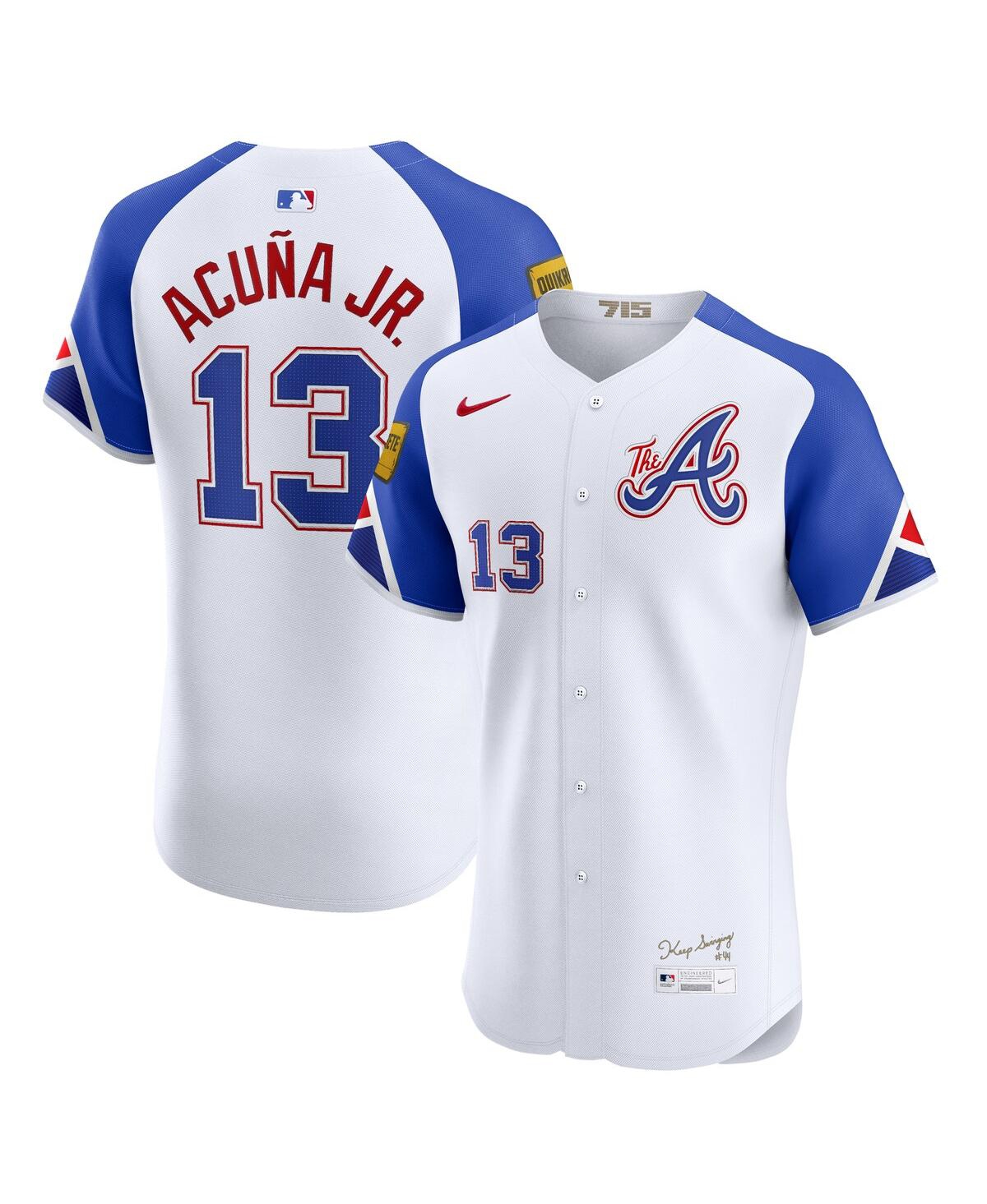 Click here for Nike Mens Ronald Acuna Jr. White Atlanta Braves Ci... prices