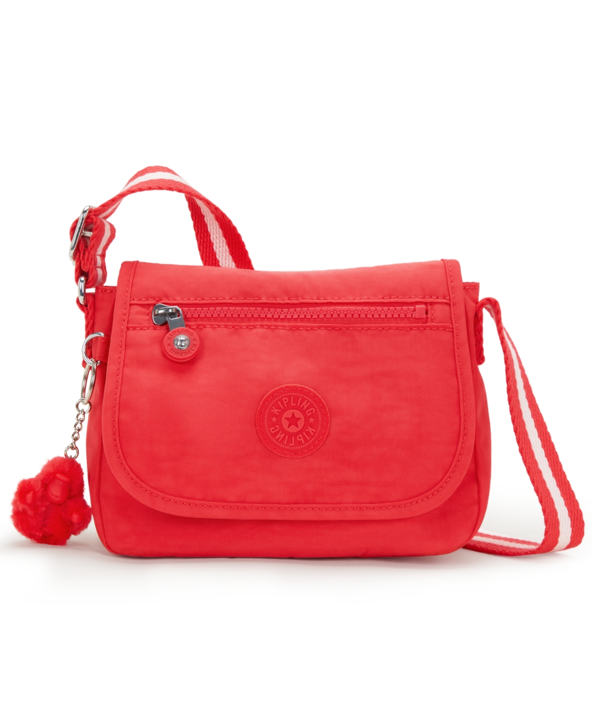 Click here for Kipling Sabian Mini Crossbody Bag - Escape Red prices