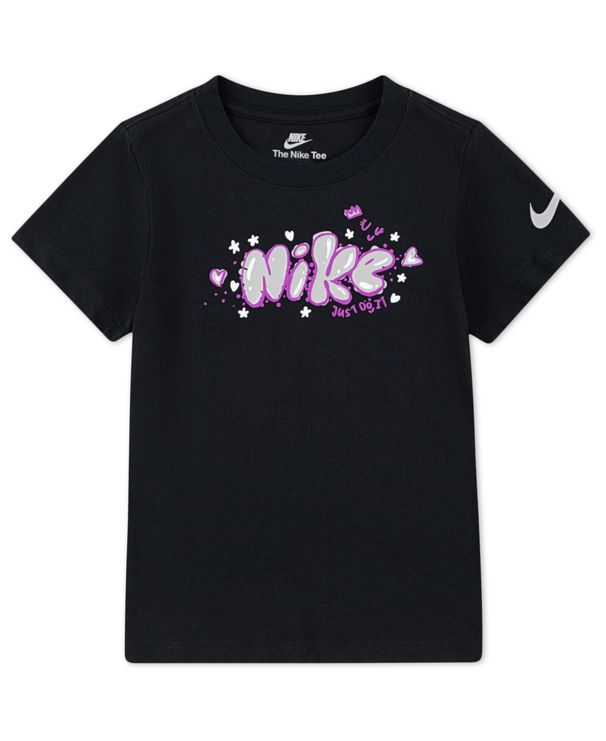 Click here for Nike Little Girls Essentials Ringlet T-Shirt - Bla... prices