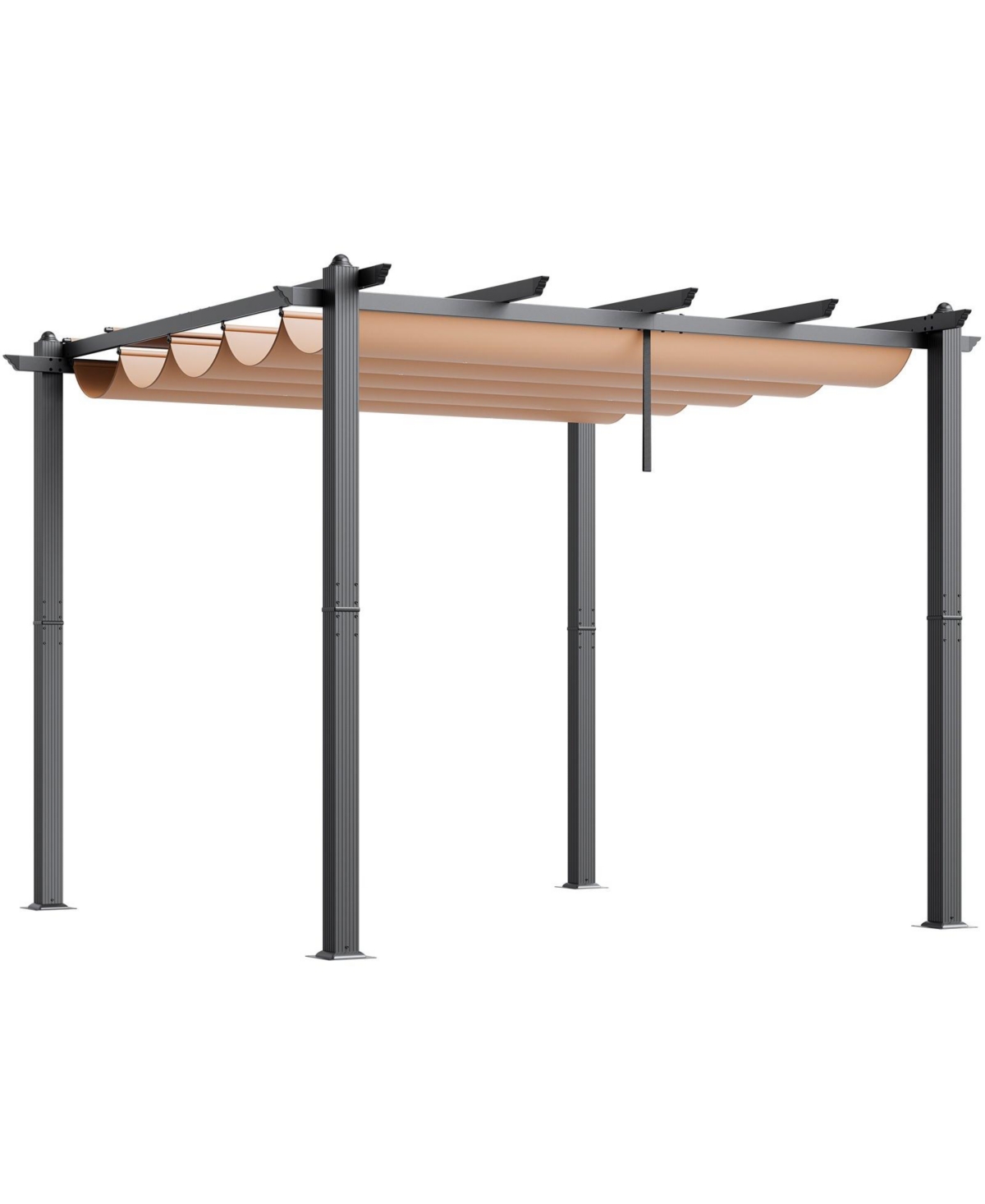 Click here for Slickblue Outdoor Retractable Pergola with Sun Sha... prices