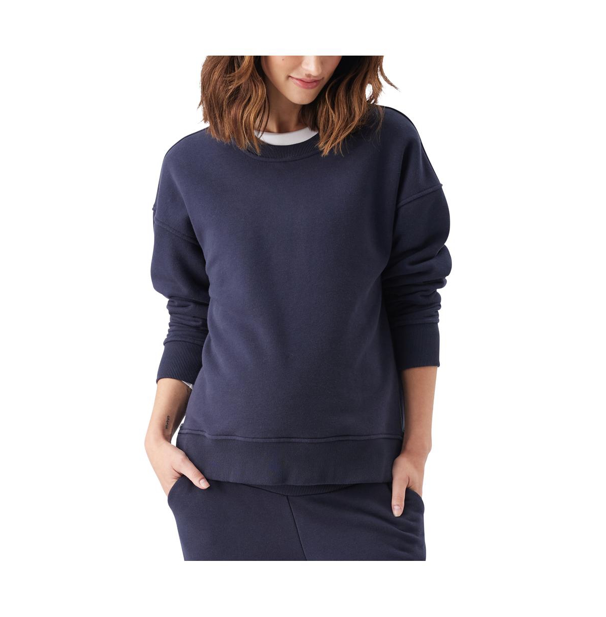 Click here for Ripe Maternity Relax Nursing Sweat - Navy prices
