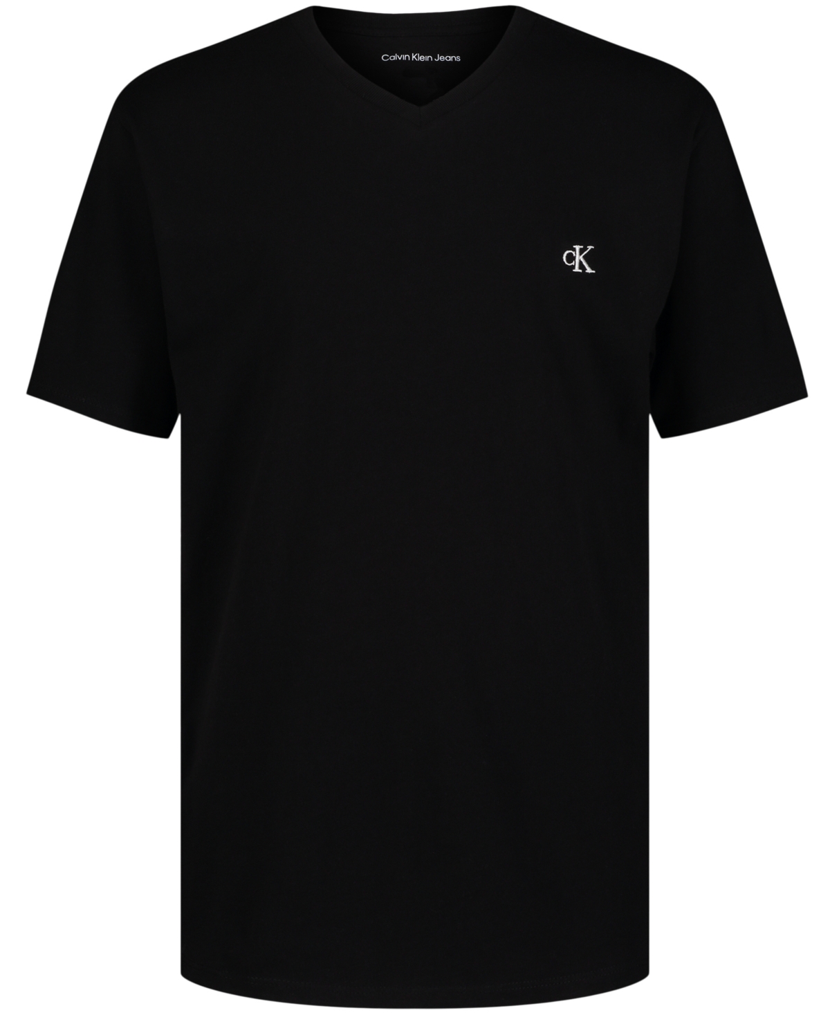 Click here for Calvin Klein Big Boys Monologo V-Neck T-Shirt - Bl... prices