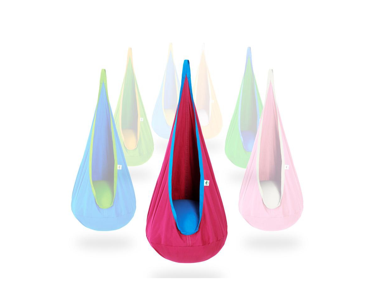 Click here for Outree Cotton Kids Pod Swing Seat Blue Pink and Bl... prices