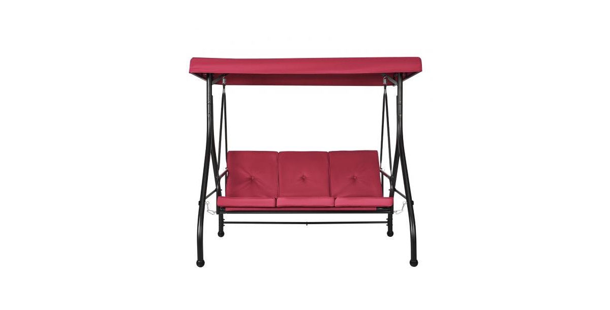 Click here for Slickblue 3-Seat Patio Swing Chair with Adjustable... prices