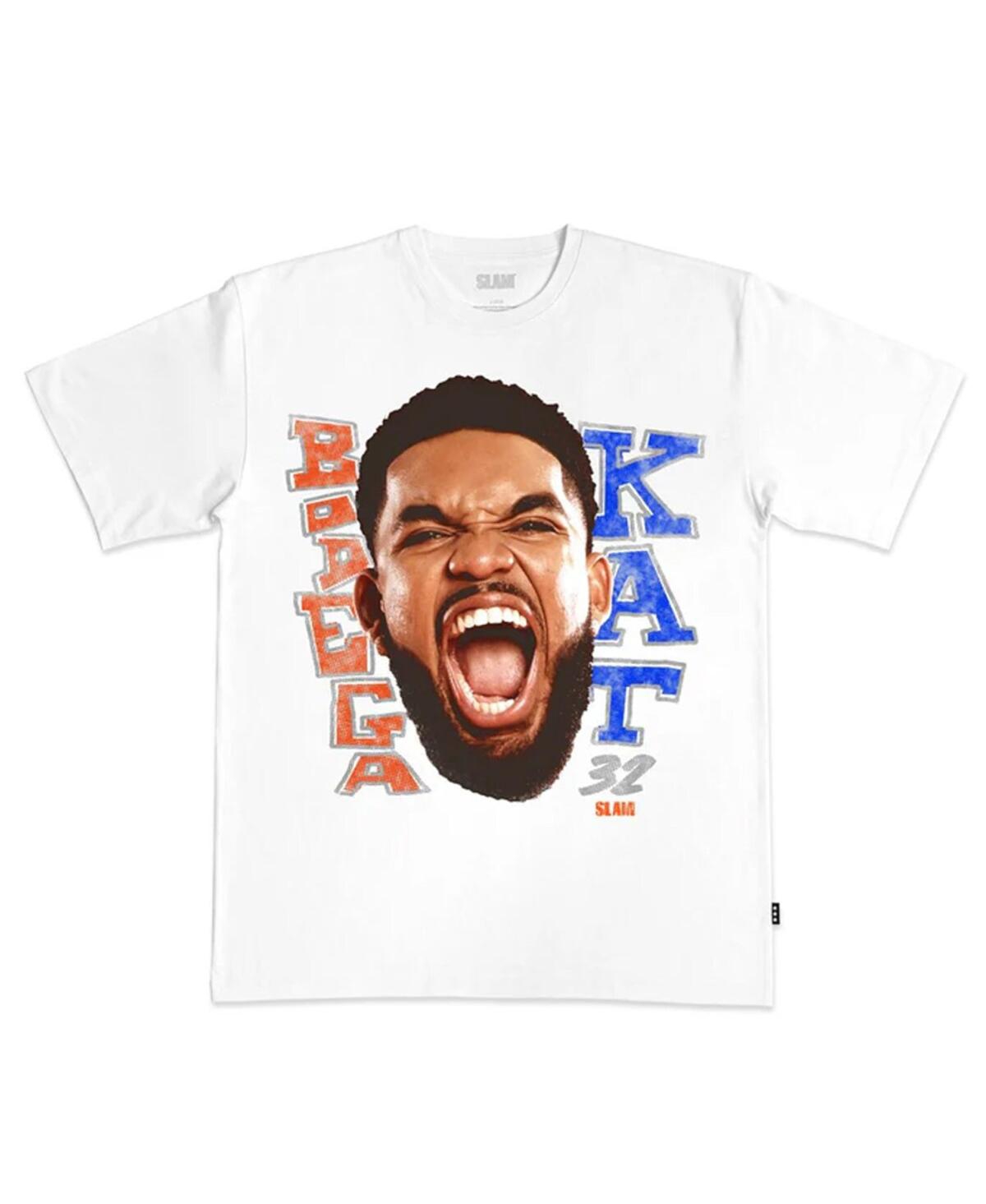 Click here for Slam Mens and Womens Karl-Anthony Towns White New... prices