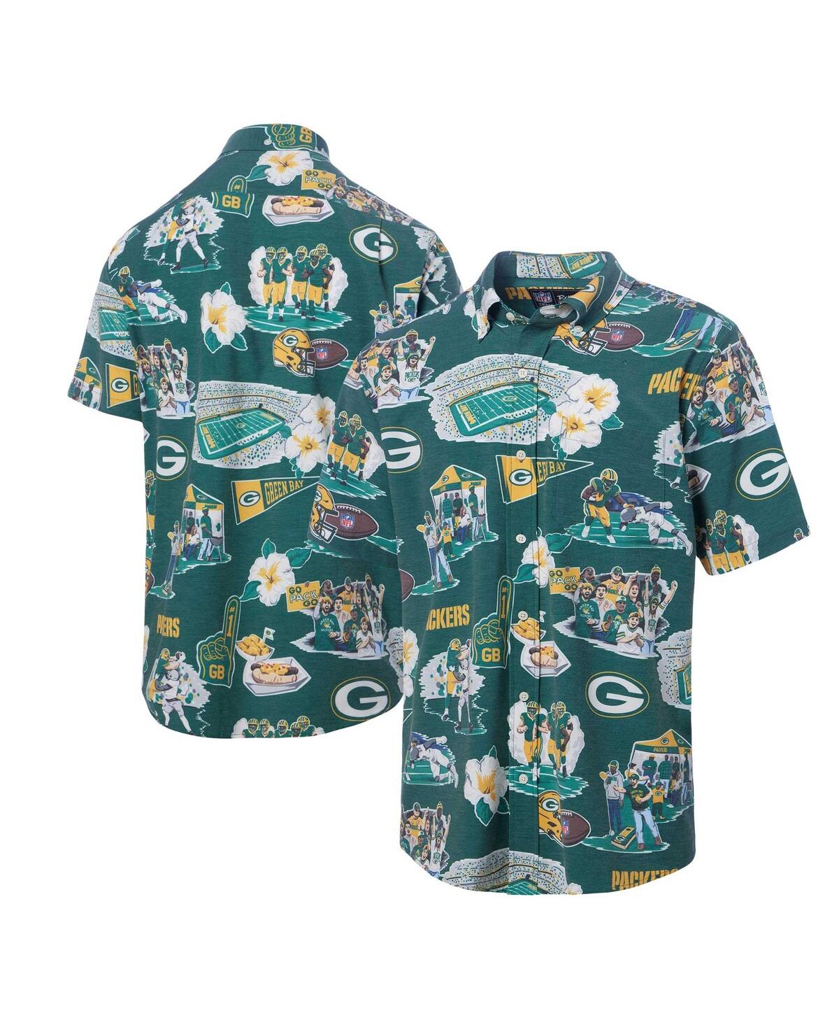 Click here for Reyn Spooner Mens Green Green Bay Packers Scenic B... prices