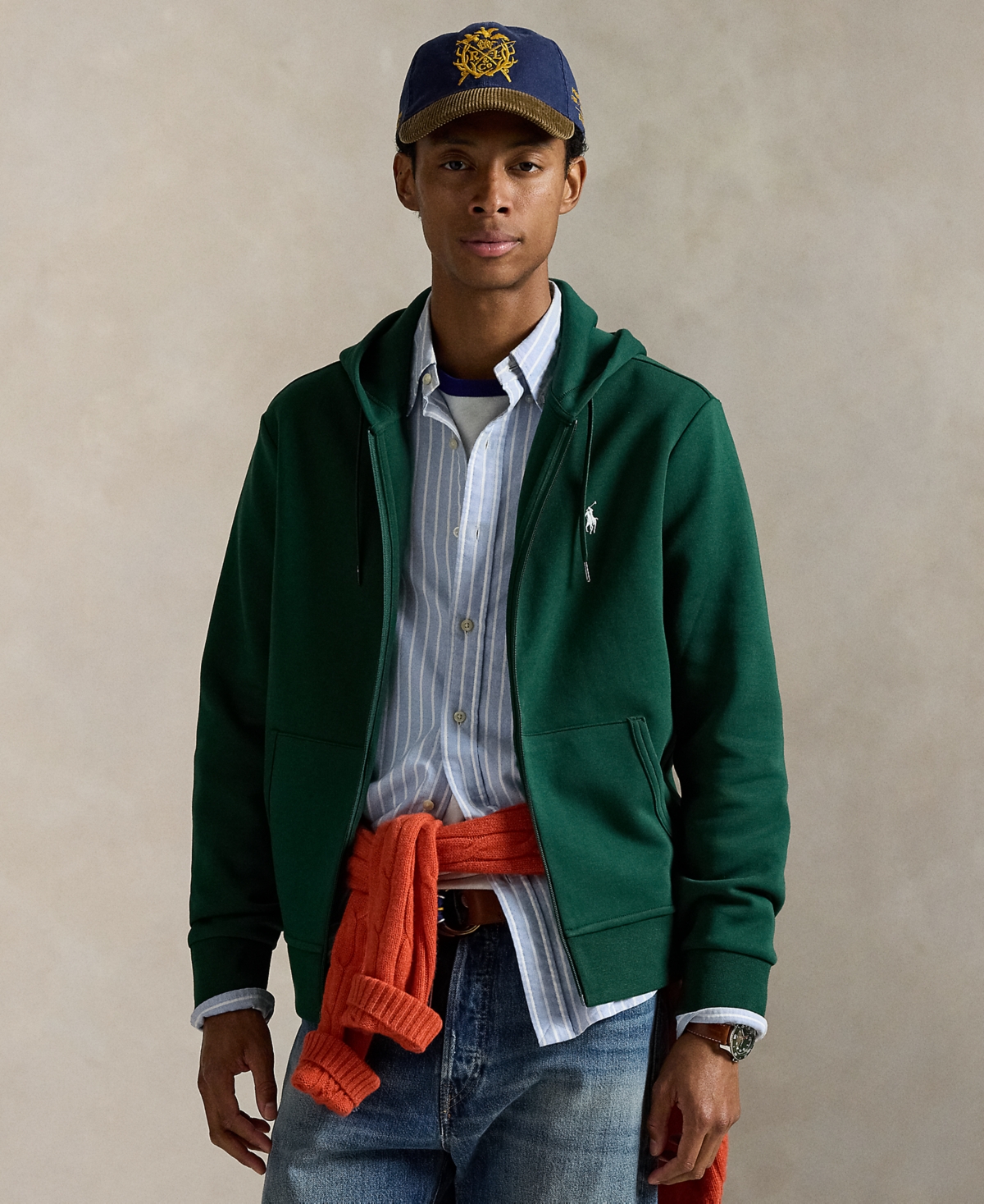 Click here for Polo Ralph Lauren Mens Double-Knit Full-Zip Hoodie... prices