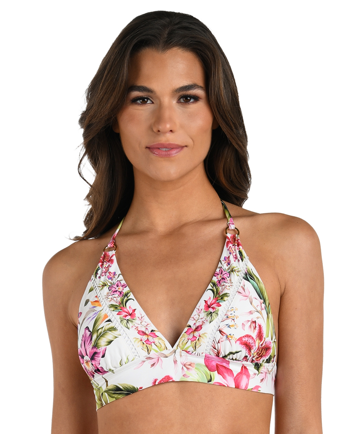 Click here for La Blanca Womens Polynesian Soft-Band Halter Bikin... prices