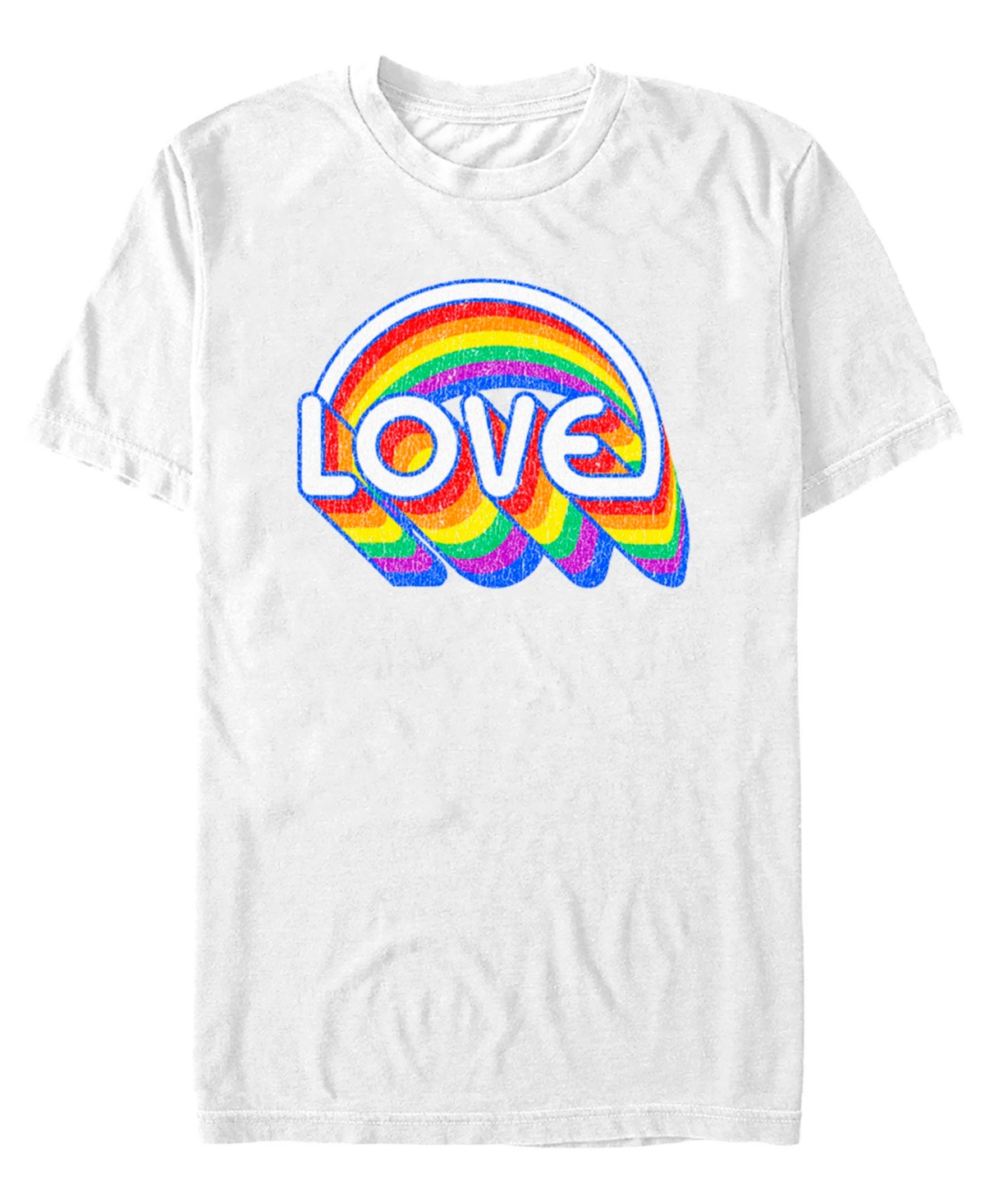 Click here for Fifth Sun Mens Rainbow Love Short Sleeve T-Shirt -... prices