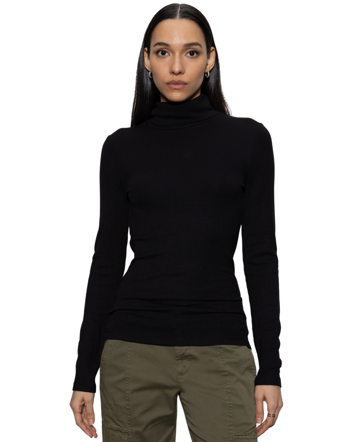 Click here for Sanctuary Essential Turtleneck Top - Black prices
