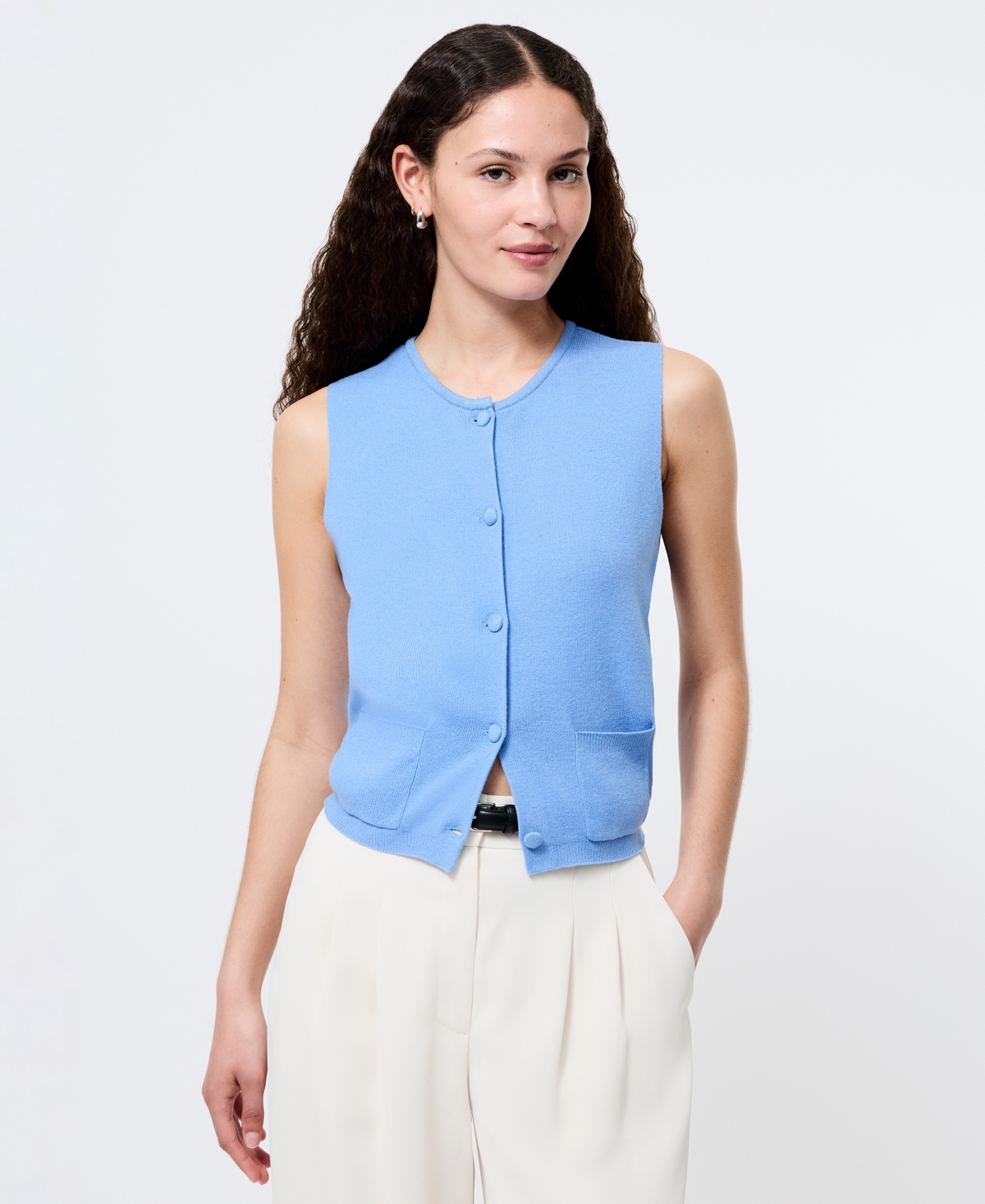 Click here for French Connection Womens Cozysoft Sleeveless Cardi... prices