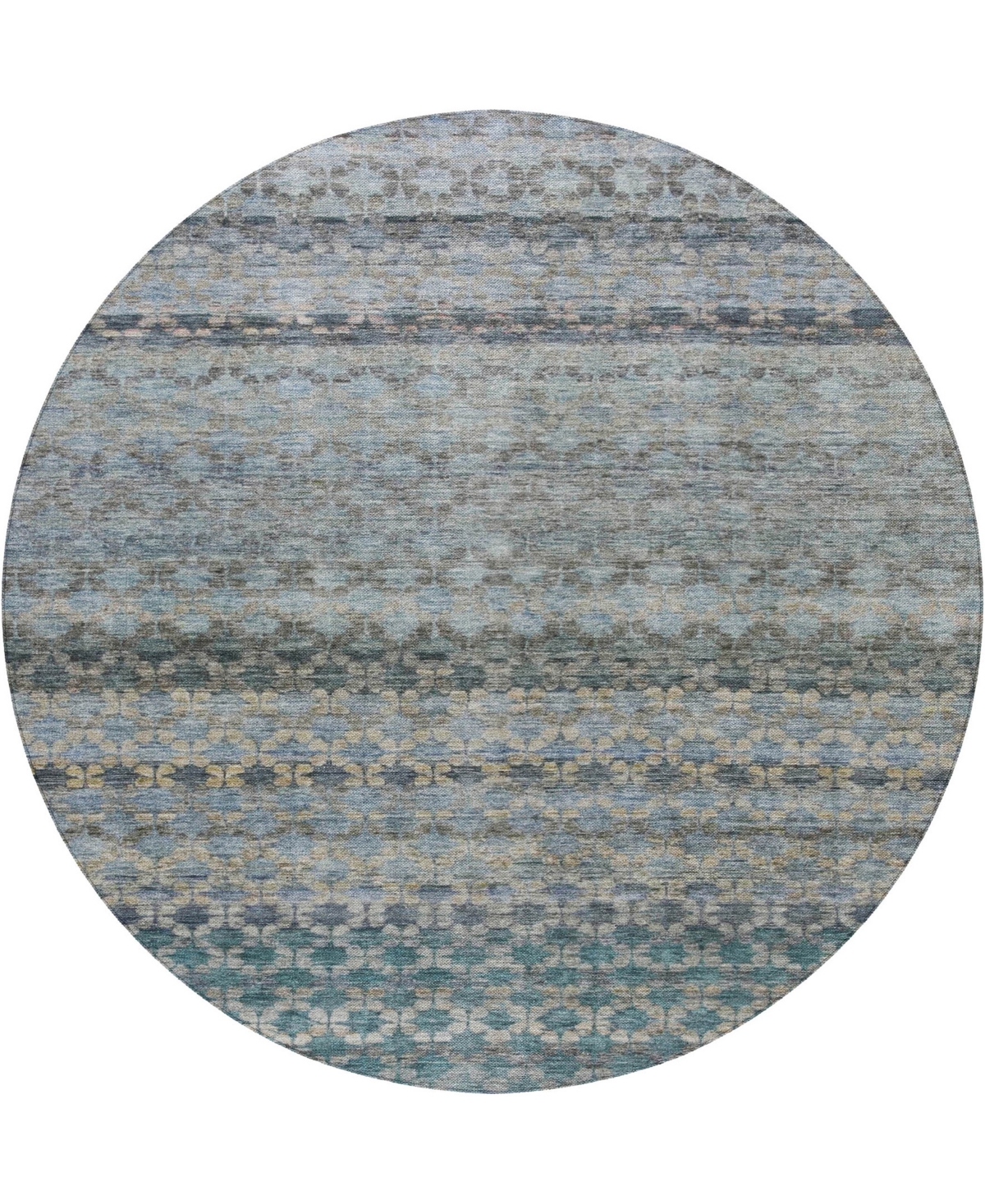 Click here for Dalyn Burano BU6 8x8 Round Area Rug - Blue prices