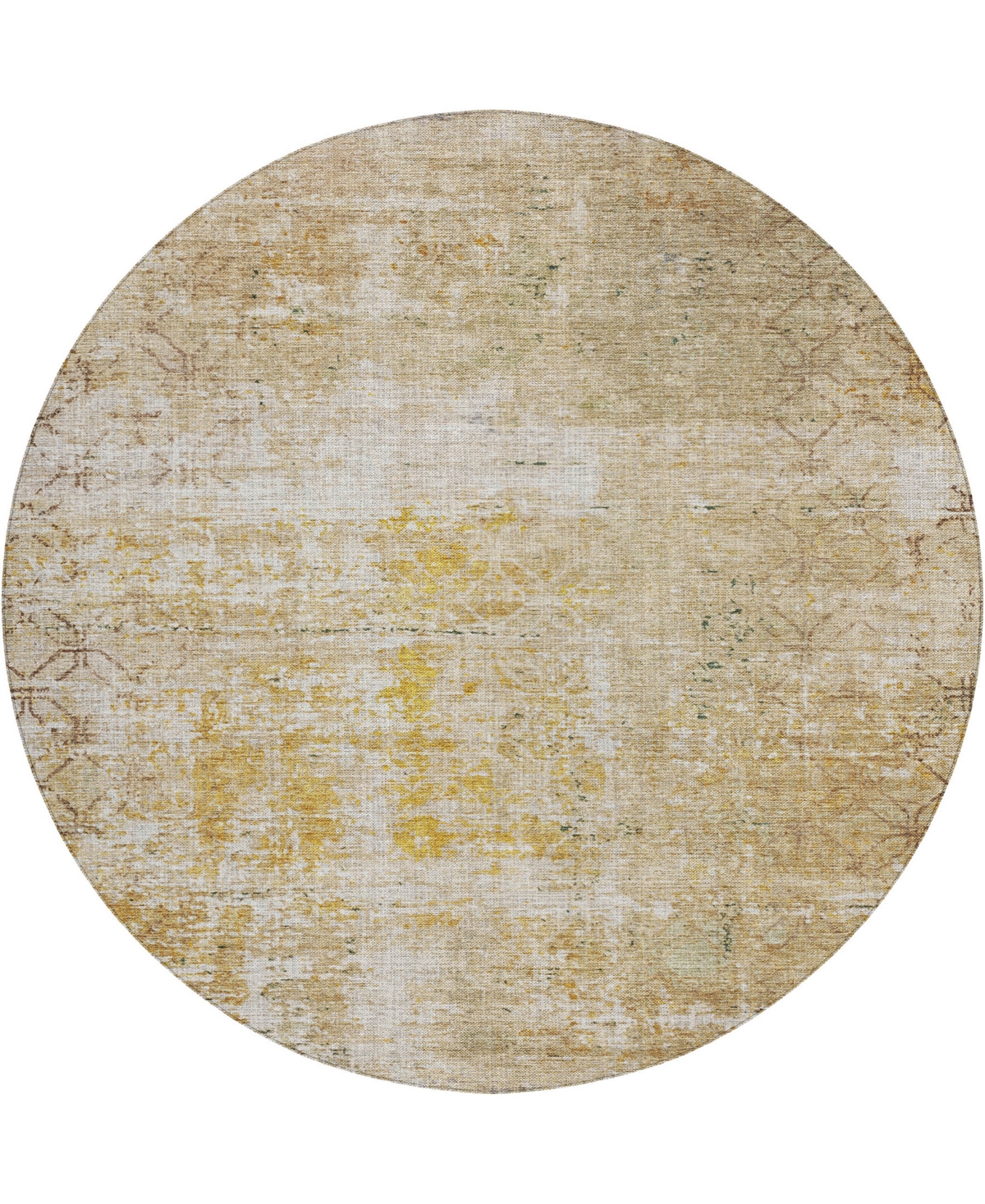 Click here for Dalyn Burano BU7 8x8 Round Area Rug - Gold prices