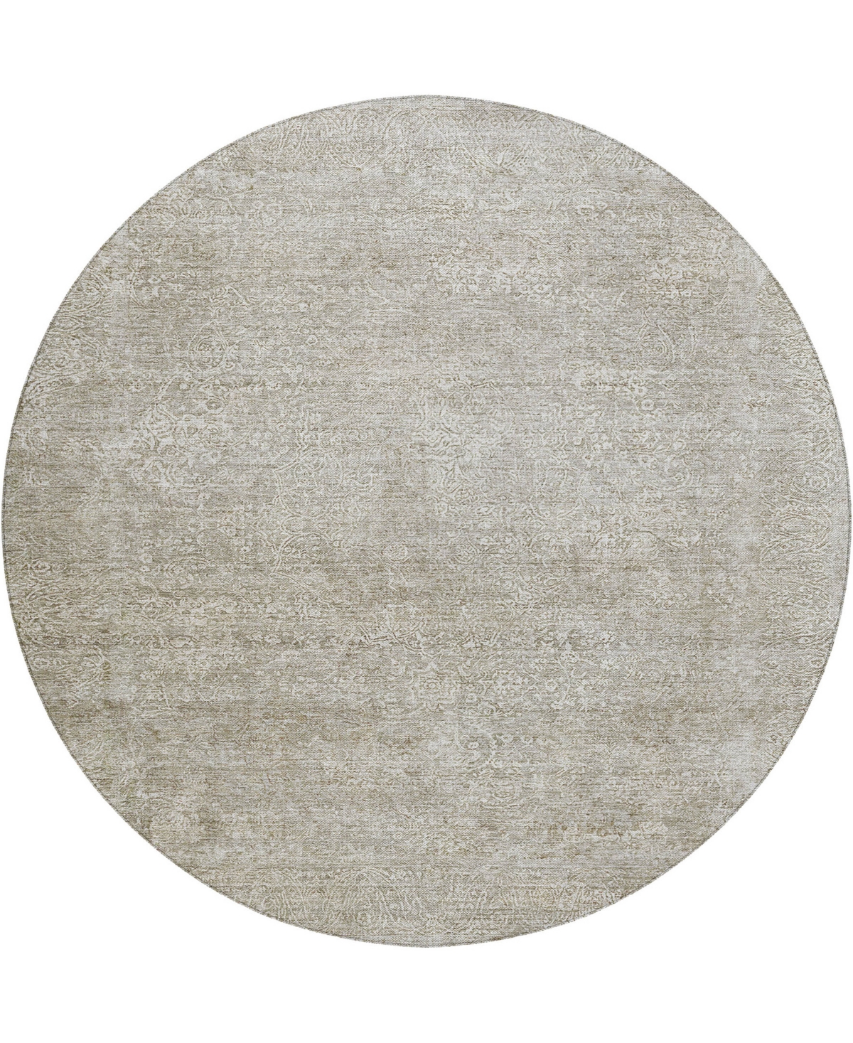 Click here for Dalyn Burano BU10 8x8 Round Area Rug - Ivory prices