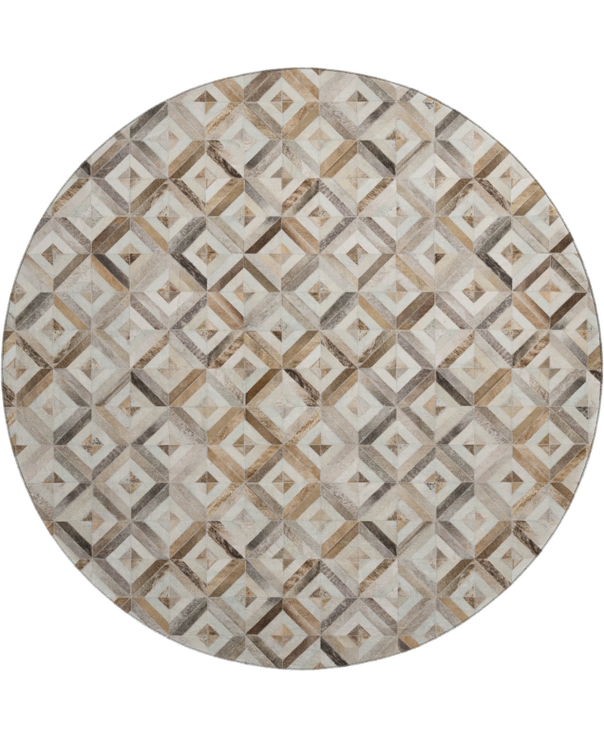 Click here for Dalyn Bozeman BM7 8x8 Round Area Rug - Gray prices