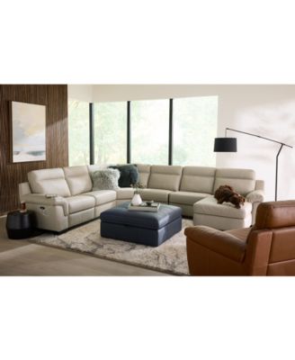Click here for Julius Ii Leather Sectional Collection Macys Exclu... prices