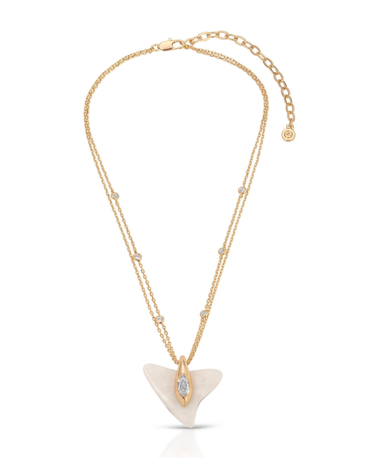 Click here for Ettika Deep Ocean Shark Pendant Necklace - Gold prices