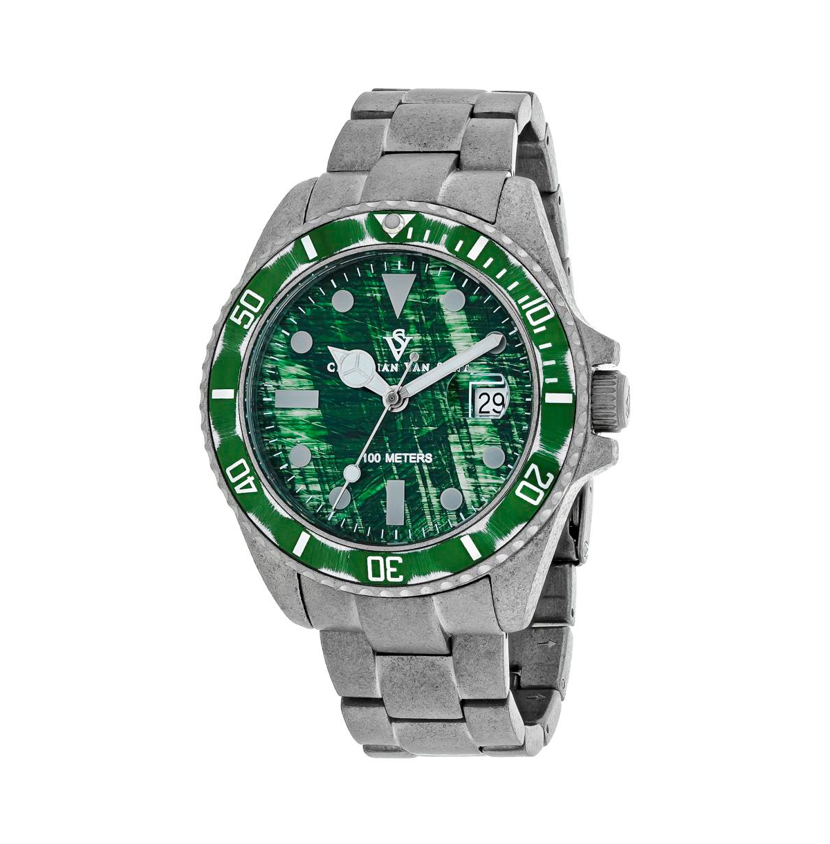Click here for Christian Van Sant Mens Montego Vintage Green Dial... prices