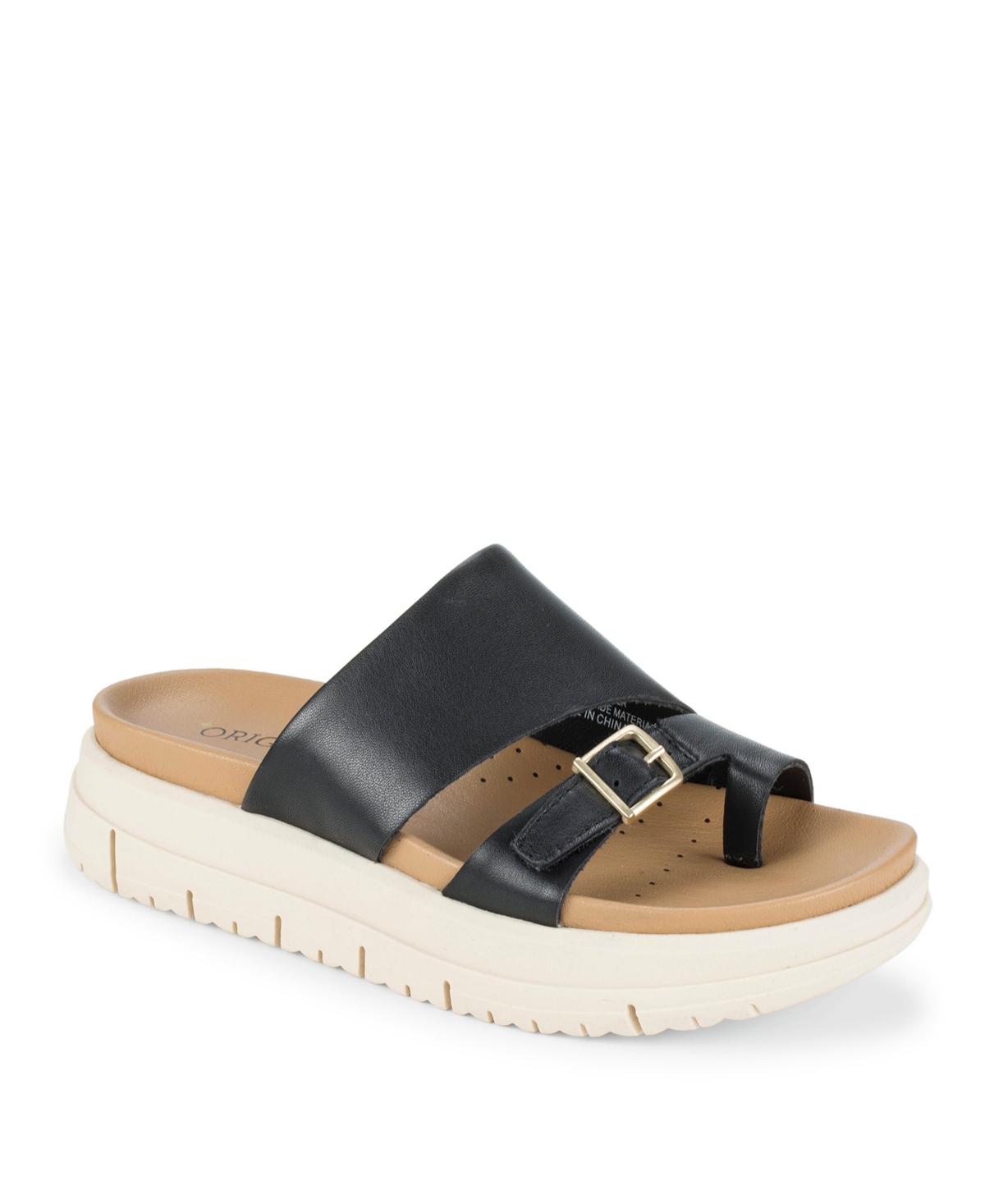 Click here for Baretraps Womens Origins Henrika Slide Flat Sandal... prices