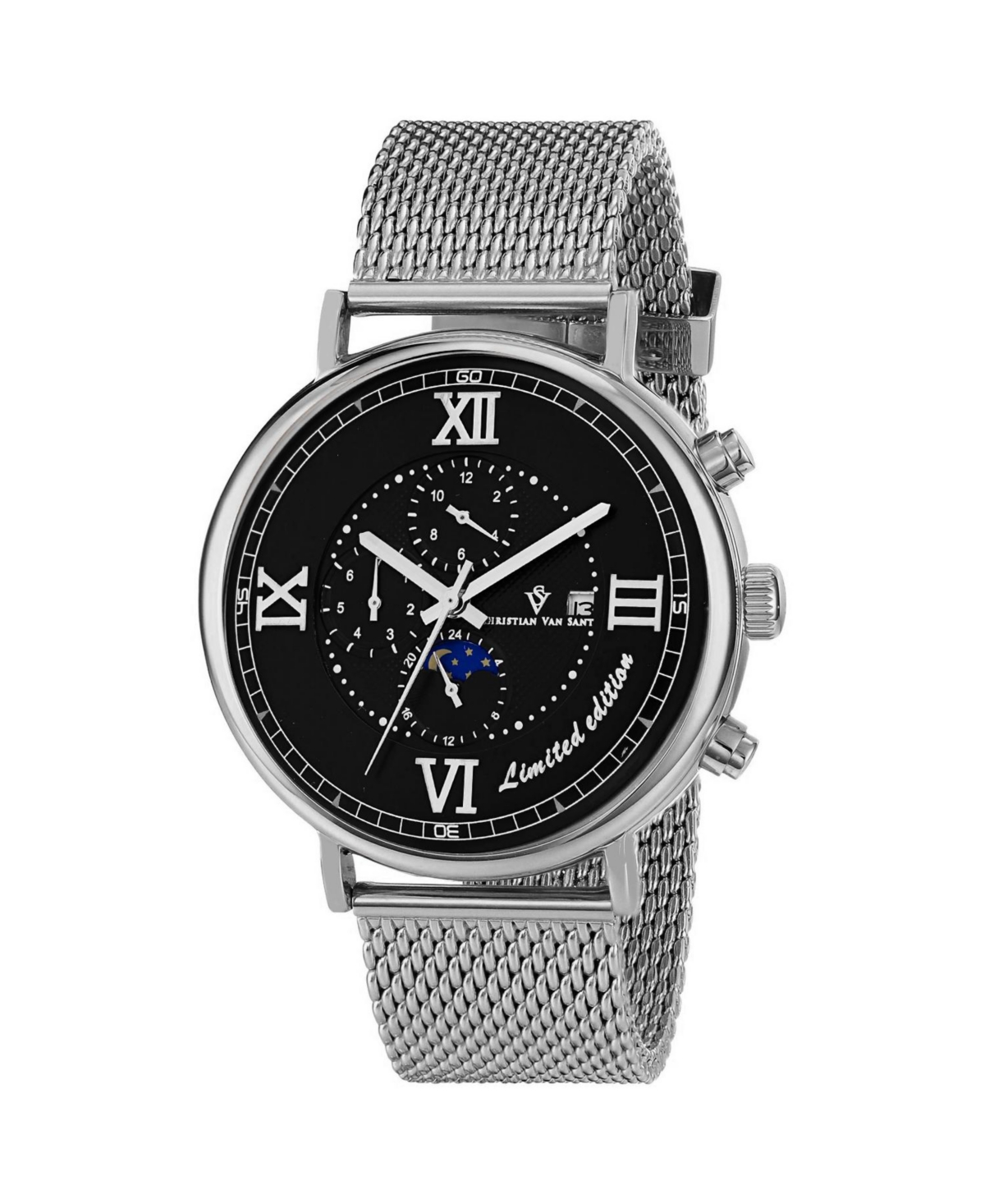 Click here for Christian Van Sant Mens Somptueuse Ltd Black Dial... prices